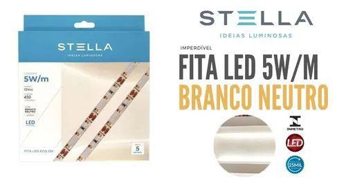 Fita Led Profissional 5w/m Branco Neutro 4000k - Stella - Fita de LED ...