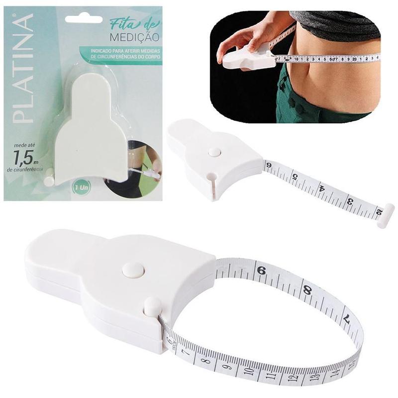 Fita Metrica Ergonomica Platina 1 5m C3b Fita Métrica Magazine Luiza