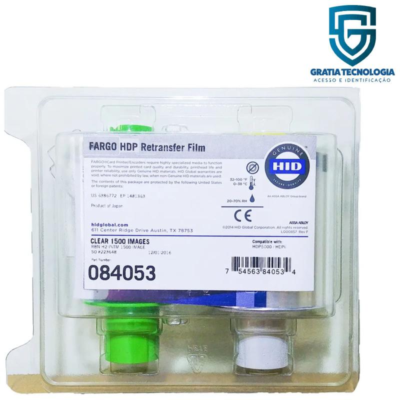 Fita ribbon de ret. p/ impressora hdp5000 (ref.:84053) - HID - Armarinhos - Magazine Luiza