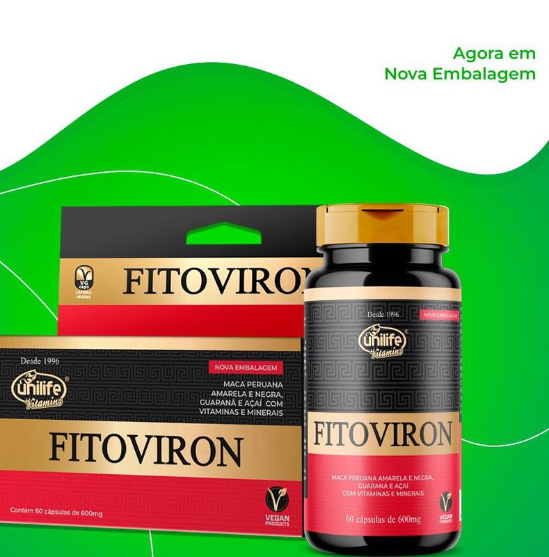Fito Viron polivitamínico 60 cápsulas Unilife - Unilife vitamins ...