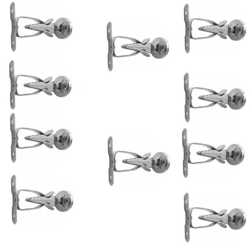 Fixador Para Porta Parede ou Rodapé em Aço com 10 unidades - STARFER ...