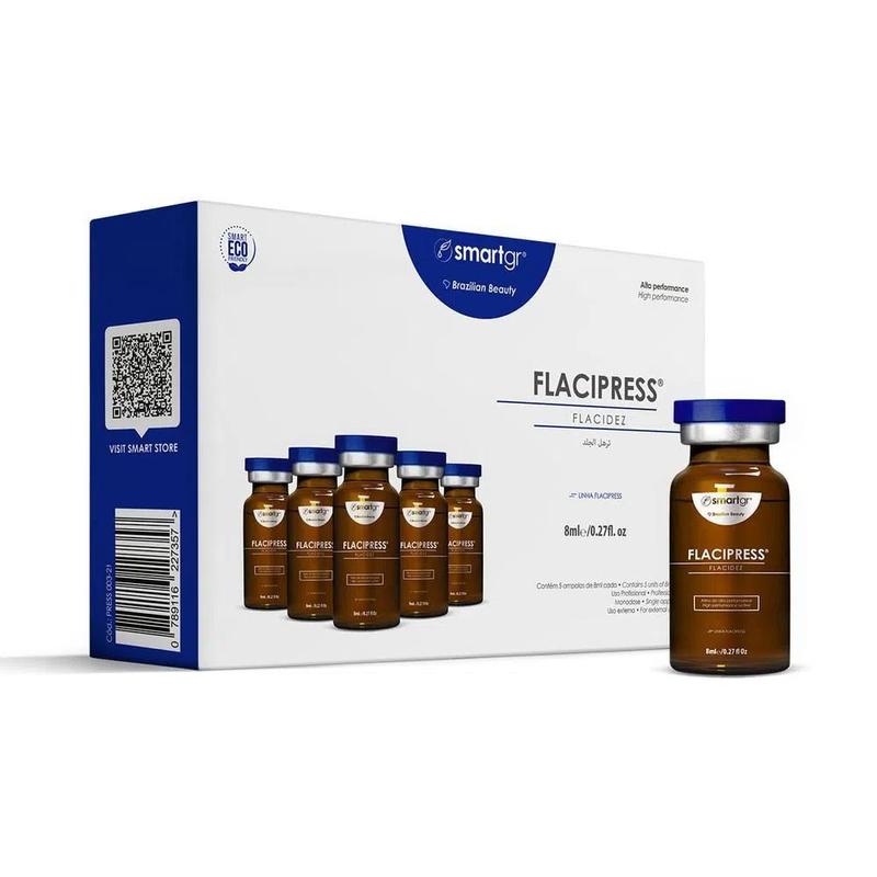 FLACIPRESS - Flacidez Cutânea - 5 Frascos de 8 ml - SMART ...