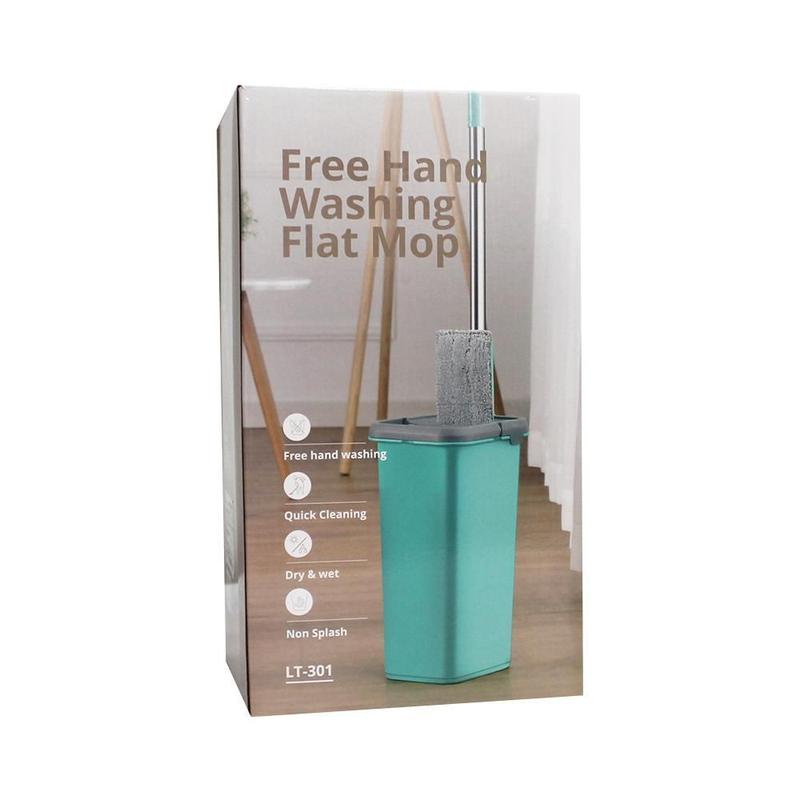 Flat Mop Multiuso Compacto Lava E Seca Lt-301 - Macrolub - Mop ...