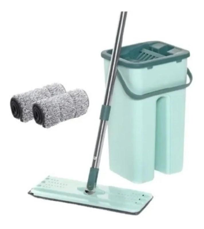 Flat Mop Multiuso Wash Dry Vertical Lava Seca + refil extra - NM - Mop ...