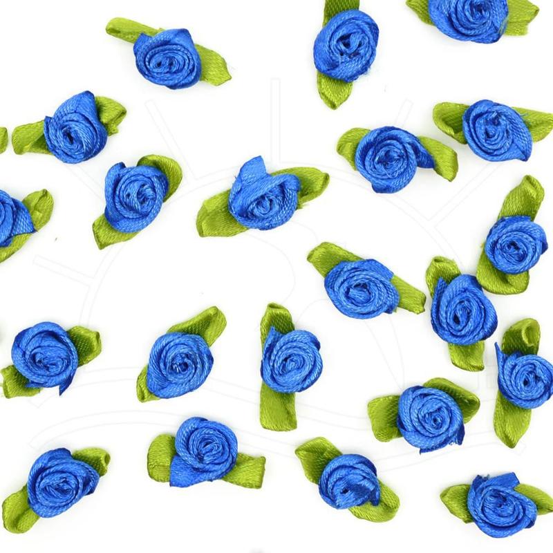 Flor Rococó com Folha - 25 unidades - Laços e acessórios - Flores ...