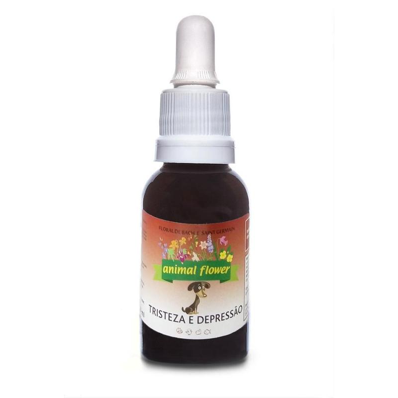 Floral Gotas Tristeza e Depressao Animal Flower 30ml - Floral para Pet ...