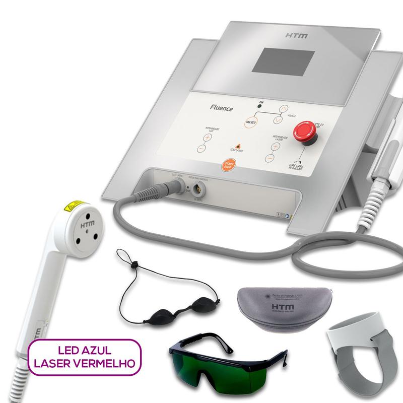 Fluence Aparelho Fototerapia + Cluster Led Azul e Laser Vermelho - HTM ...