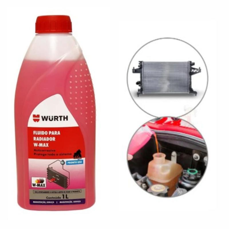 Fluido Radiador Liquido W-max Wurth - 1 Litro - whurt - Aditivo para ...