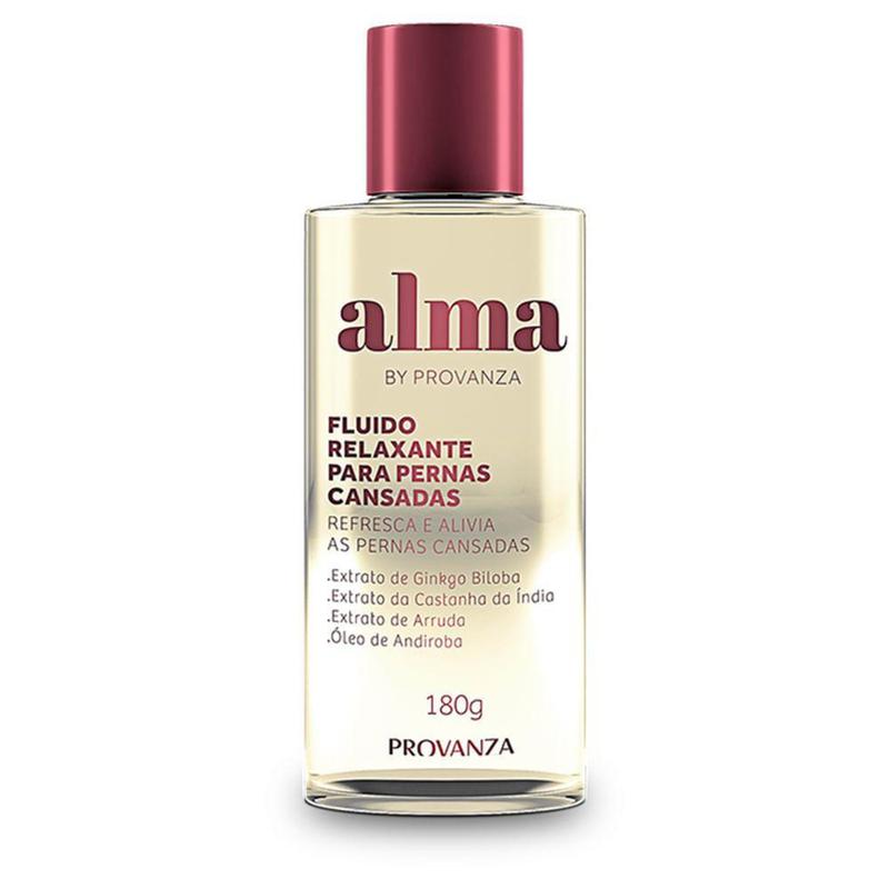 Fluido Relaxante Pernas Cansadas Alma Gel 180g Provanza - Cuidados com ...