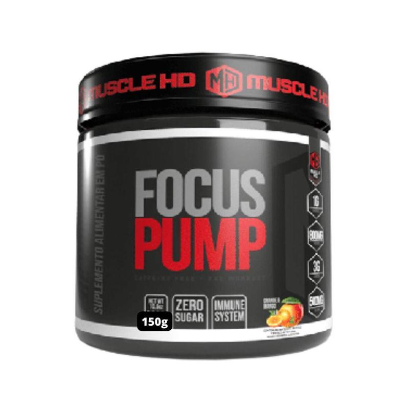 Focus Pump 150g - Mhd - MUSCLE HD - Pré Treino - Magazine Luiza