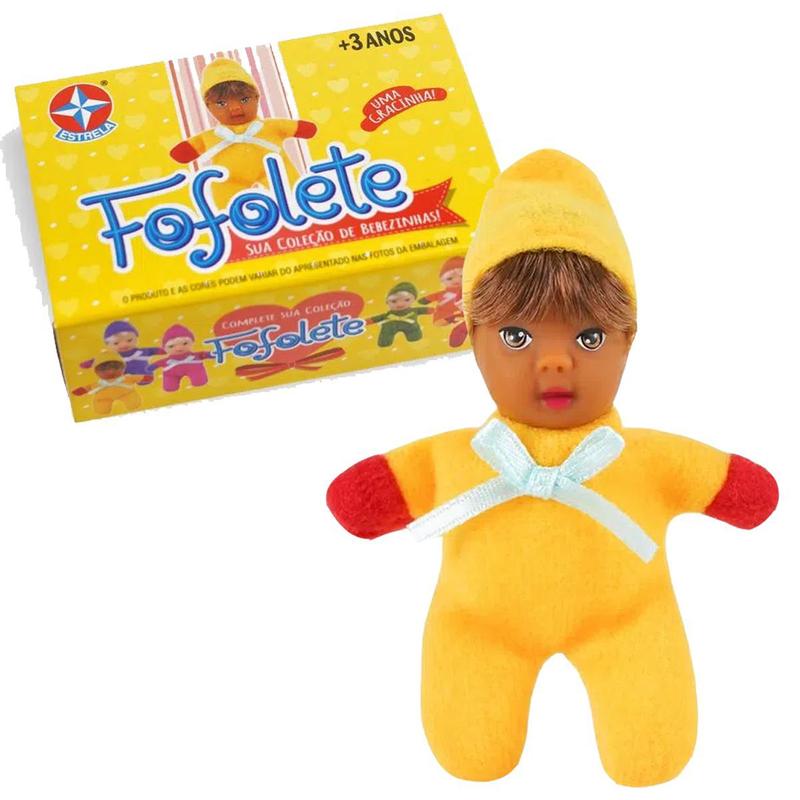 Fofolete Boneca Amarela Colecionável Lançamento Estrela 9cm - Bonecas ...