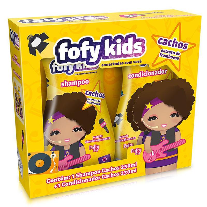 Fofy Kids Cachos Shampoo 250ml + Condicionador 230ml - Kit Shampoo e ...