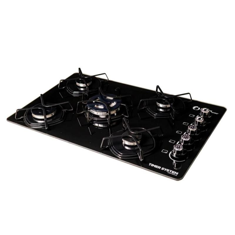 Fogão Cooktop A Gás 5 Bocas Tripla Chama Corta Gás Ts53Cptp - Eletros ...
