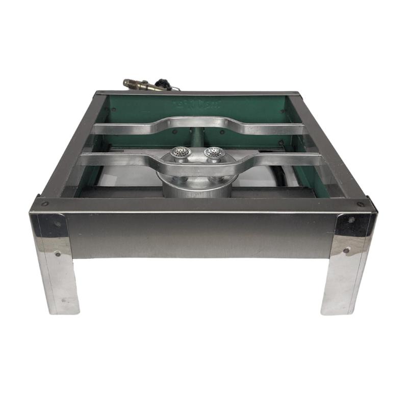 Fogareiro À Gás Alta Pressão Portátil Inox 1 Boca Com Chapa - CPS ...