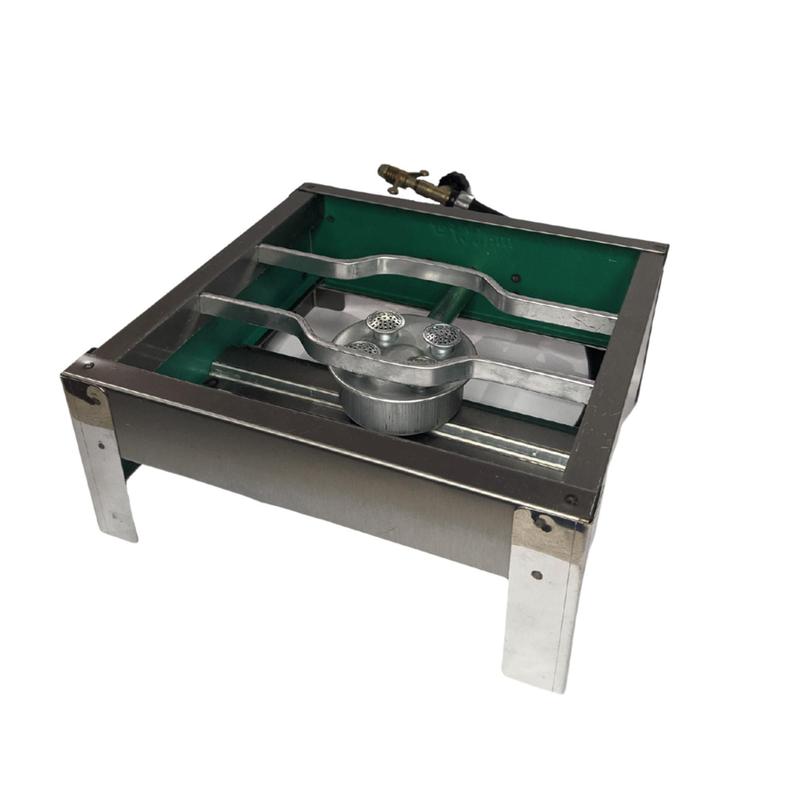 Fogareiro Fogão À Gás Alta Pressão Portátil Inox 1 Boca - CPS ...