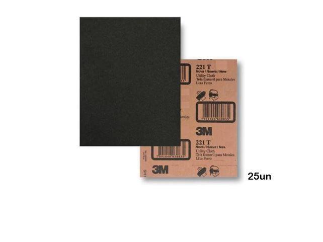 Folha Lixa Ferro 3m 221T 225x275mm Grão P100 25un - Lixa para Ferro ...