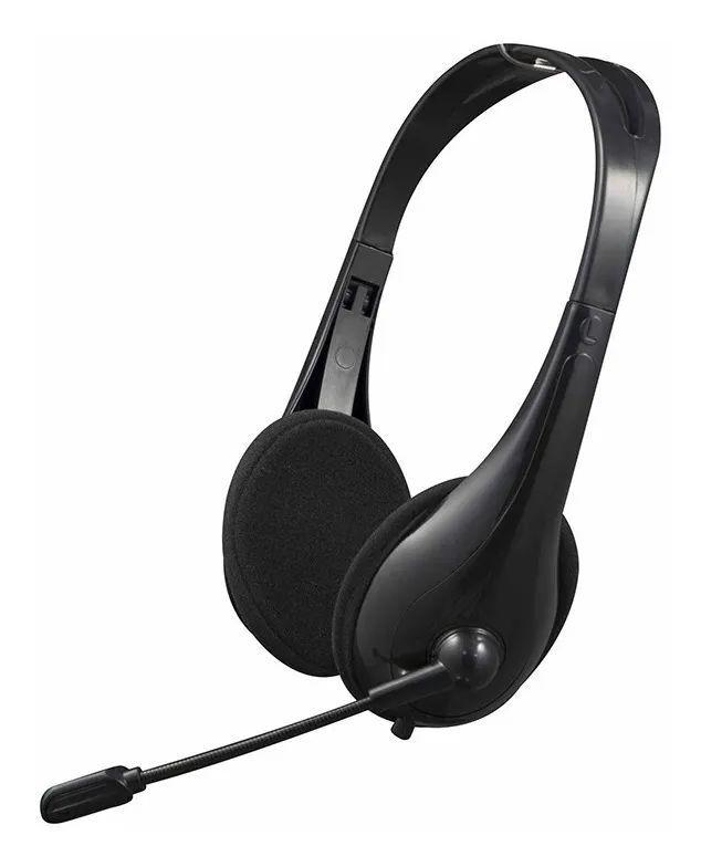 Fone com Microfone C3 Tech PH-310BK USB Preto - Headset com Fio ...