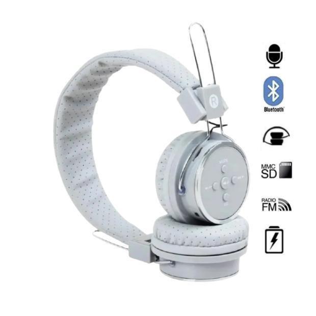 Fone De Ouvido Bluetooth Micro Sd Fm Dobravel Com Microfone - Wireless ...