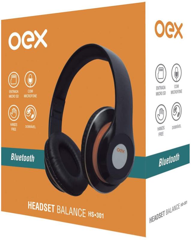 Fone de ouvido bluetooth oex balance hs301 - preto - Fone de Ouvido Bluetooth - Magazine Luiza