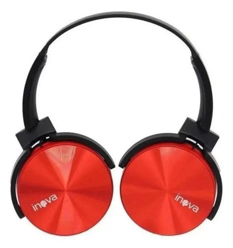 Fone de Ouvido Bluetooth Sem Fio com Microfone e Radio FM - Inova ...