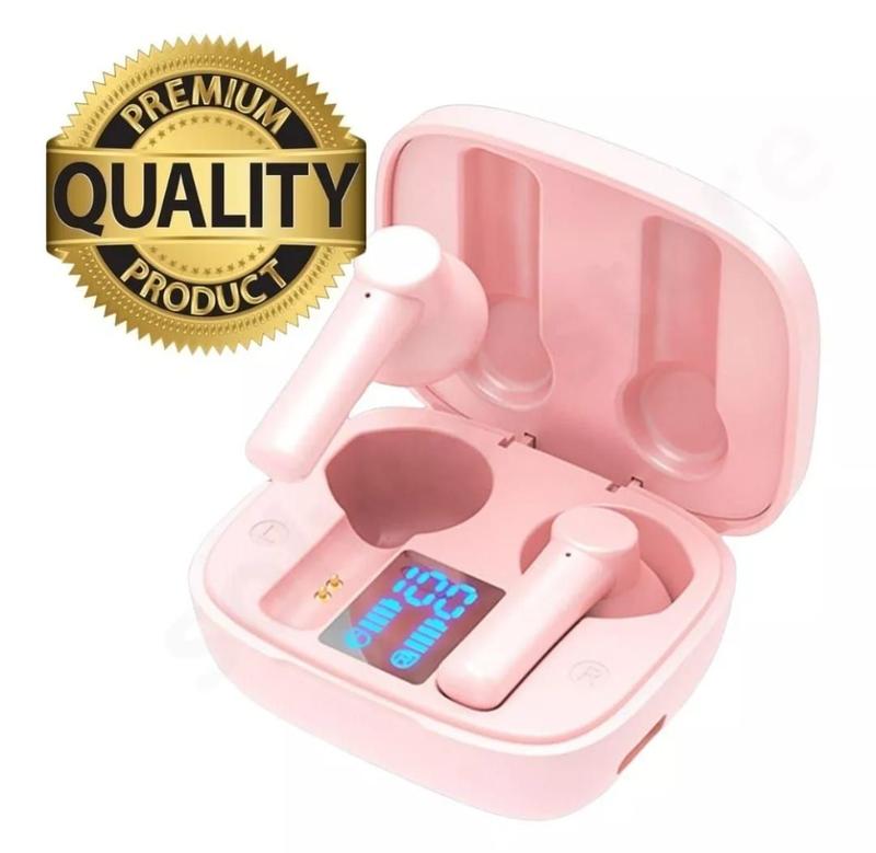 Fone de Ouvido Bluetooth Stéreo Cancelamento de Ruído Rosa - J60 - Fone ...