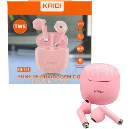 Fone de Ouvido Bluetooth Tws ROSA Sem Fio para Celular - Online - Fone ...