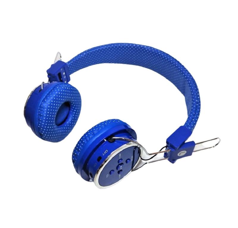 Fone de Ouvido com microfone e rádio FM Bluetooth sem fio Headphones ...