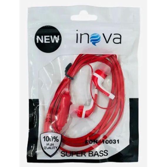 Fone de ouvido com microfone p2 super bass inova fon-10031 - Fone de ...