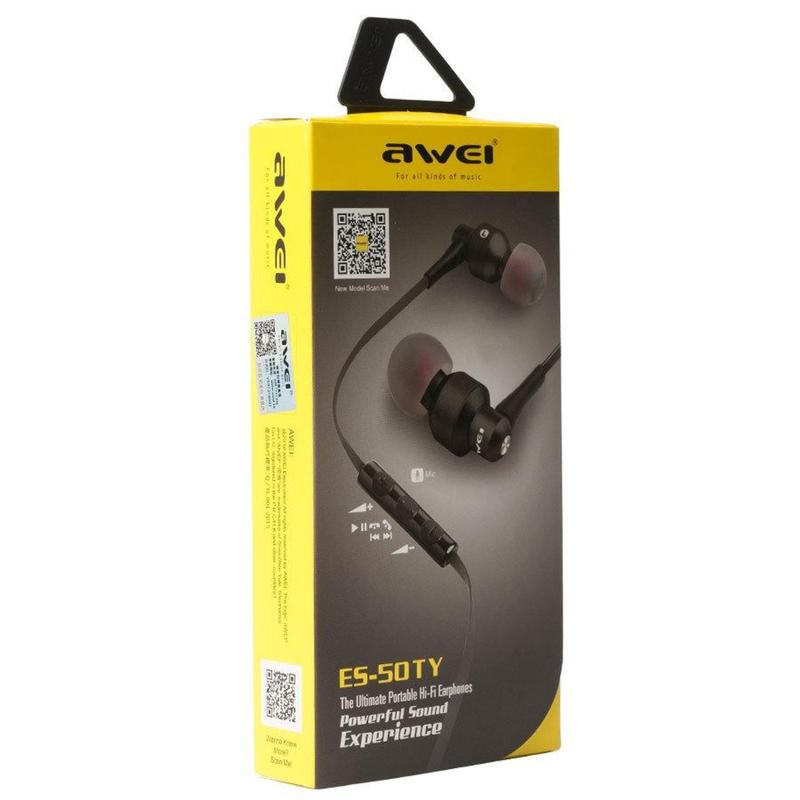 Fone de ouvido ES-50TY - Awei - Fone de Ouvido com Fio - Magazine Luiza