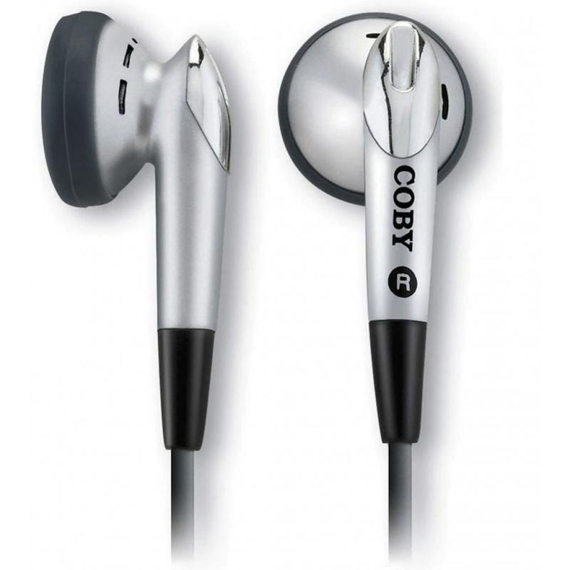 Fone de Ouvido Estéreo Headphone Coby CVE20 Prata - Headphone com Fio ...