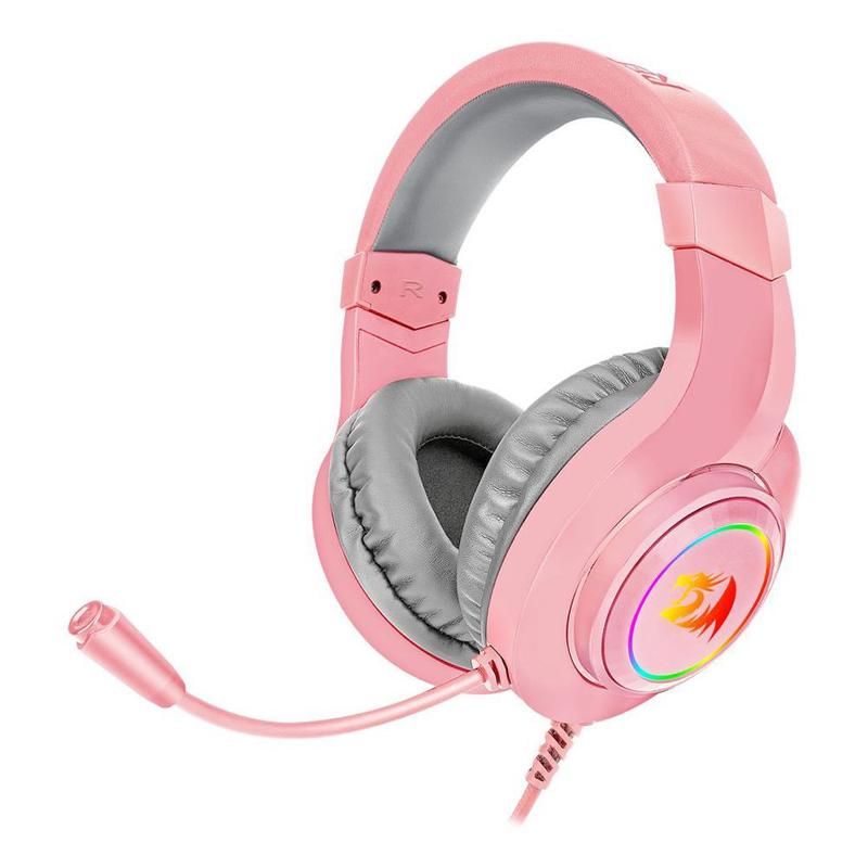 Fone de Ouvido Gamer Redragon Hylas H260 RGB - Rosa - Headset Gamer - Magazine Luiza