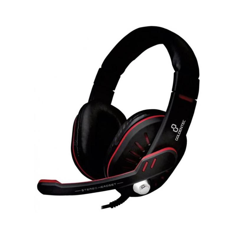 Fone De Ouvido Goldentec Gt Gamer Preto Vermelho - Ac1972 - Headset ...