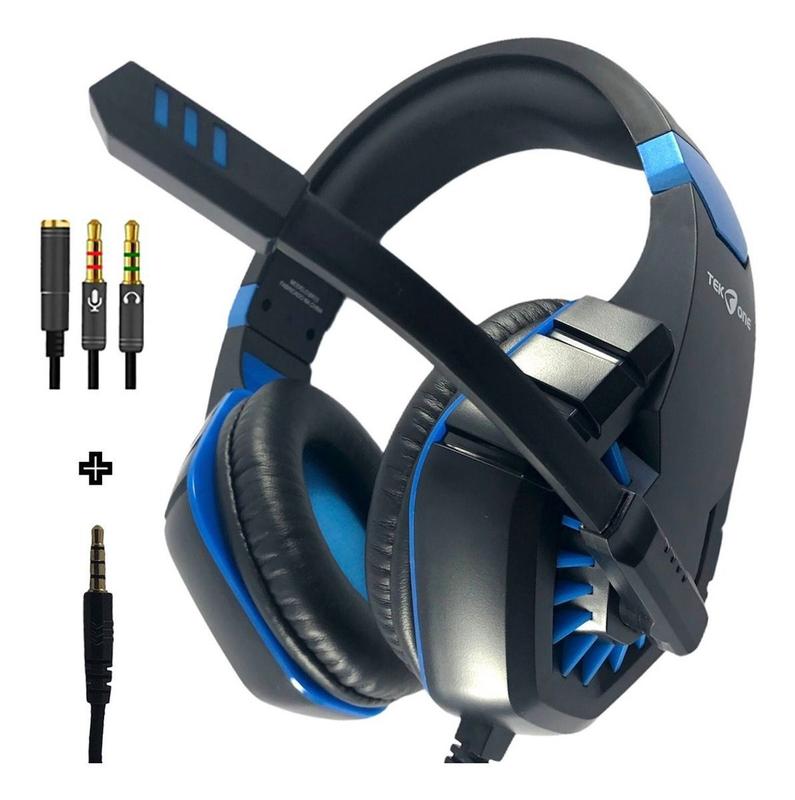 Fone De Ouvido Headset Gamer Barato Celular Pc free Fire - TEK ONE - No ...