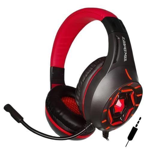 Fone De Ouvido Headset Gamer Px-12 Com Microfone Vermelho - Tecdrive ...