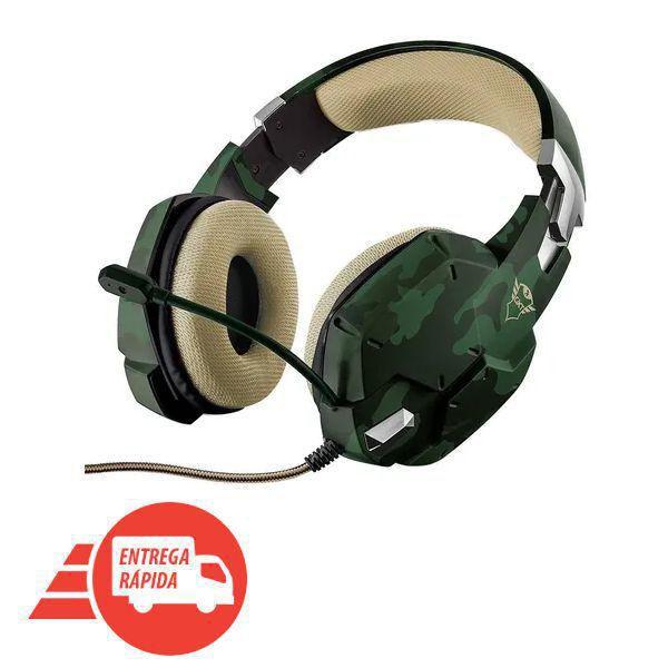 Fone de ouvido Headset Trust Carus Jungle Camo - Headset com Fio ...