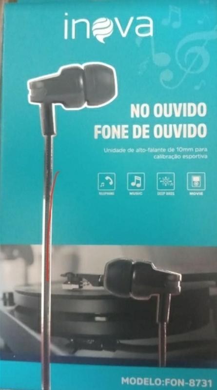 Fone de ouvido - Inova - Fone de Ouvido com Fio - Magazine Luiza