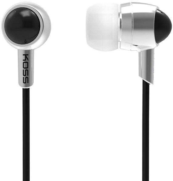 Fone de Ouvido Intra-Auricular com fio Koss KEB30S - Silver - Fone de ...