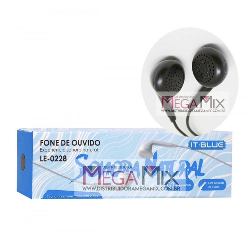 Fone de Ouvido IT-BLUE LE-0228 P2 - Fone de Ouvido com Fio - Magazine Luiza