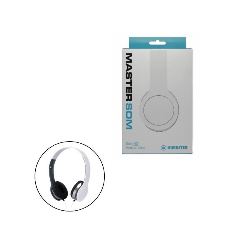 Fone de Ouvido Master Som K006 - KIMASTER - Kimaster - Headphone com Fio - Magazine Luiza
