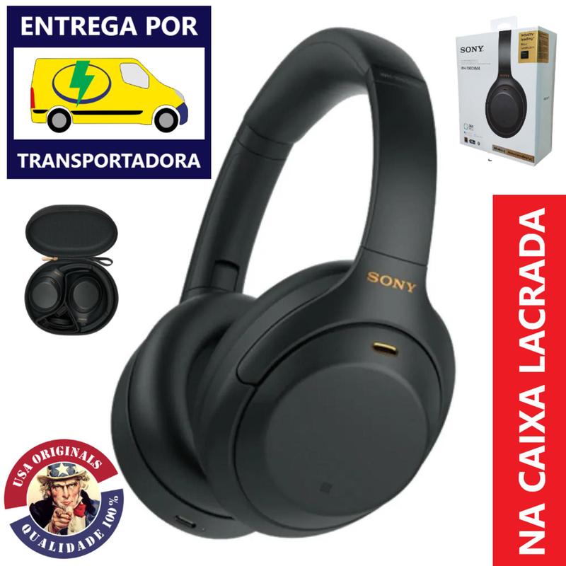 Fone De Ouvido Over-ear Sem Fio Sony Xm4 - Fone de Ouvido Bluetooth ...