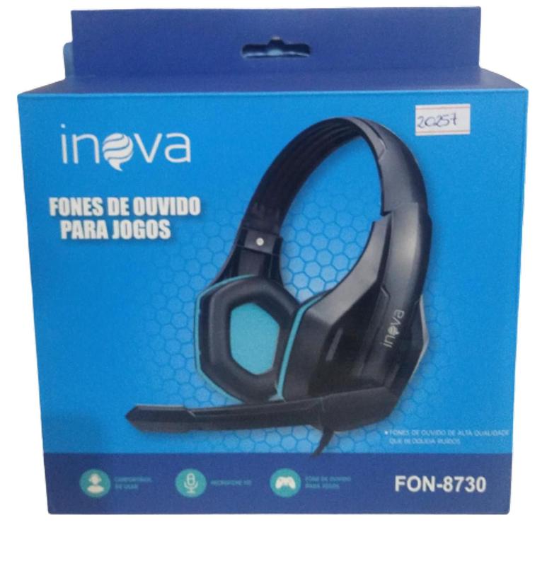 Fone de Ouvido para jogos Inova Fon-8730 - Fone de Ouvido Gamer ...