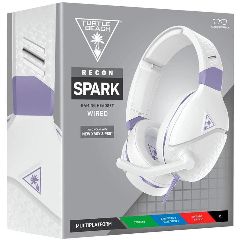 Fone de Ouvido Recon Spark - Multiplataforma - Branco - TURTLE BEACH ...