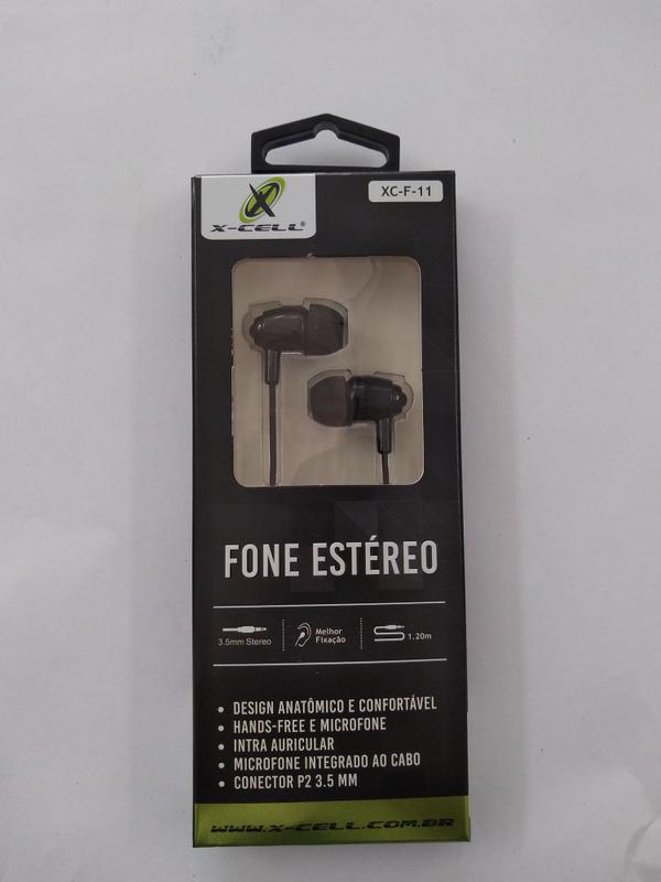 Fone de ouvido stereo X-cell XC-F11 - Fone de Ouvido com Fio - Magazine ...