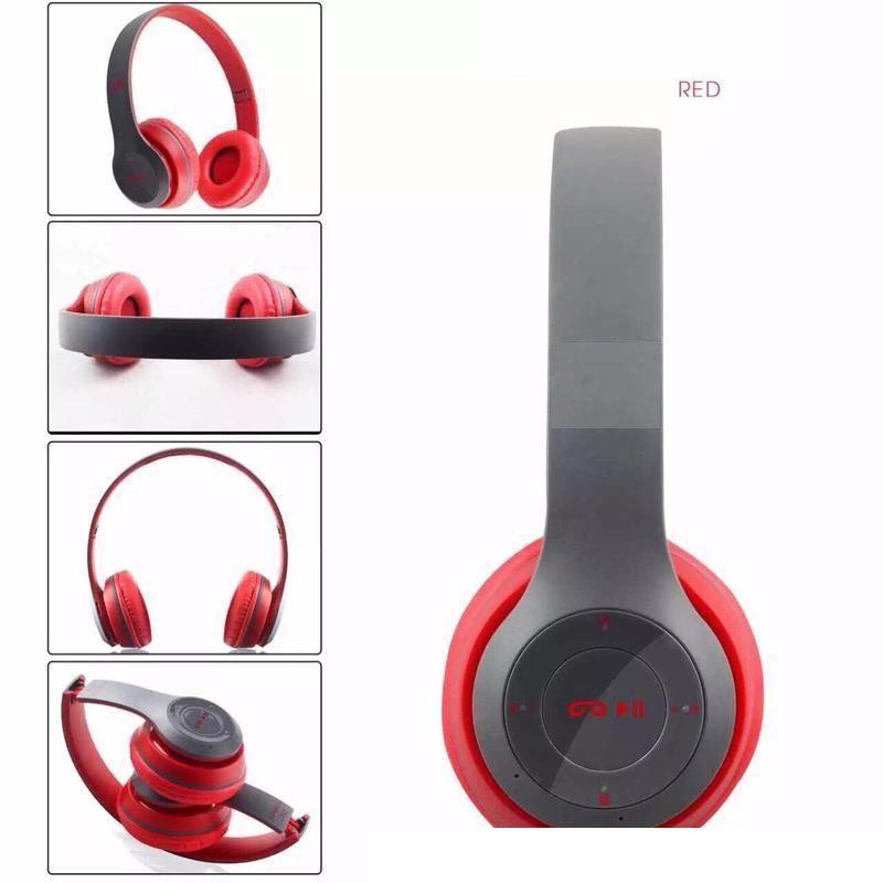 Fone De Ouvido Wireless Bluetooth Dobrável - Vermelho - SEF ELETRO ...