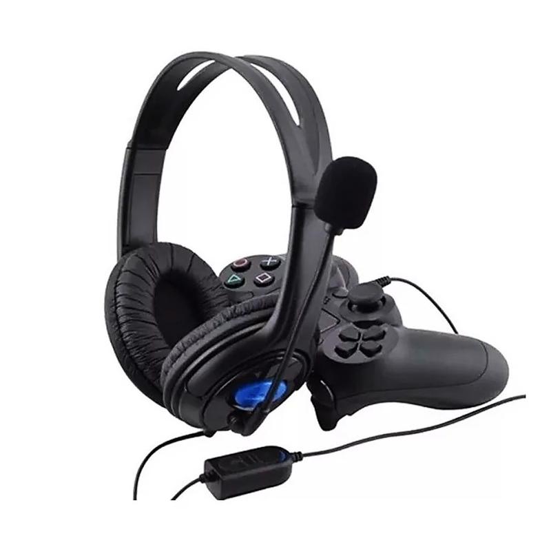 Fone Gamer Com fio Microfone Headset Para Celular Pc Compativel Ps4 Ps5 ...