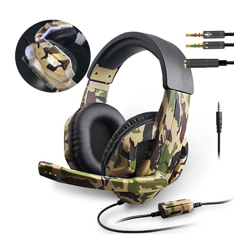 Fone Headset Gamer Com Led Xbox One Ps4 Celular Computador - EDF ...