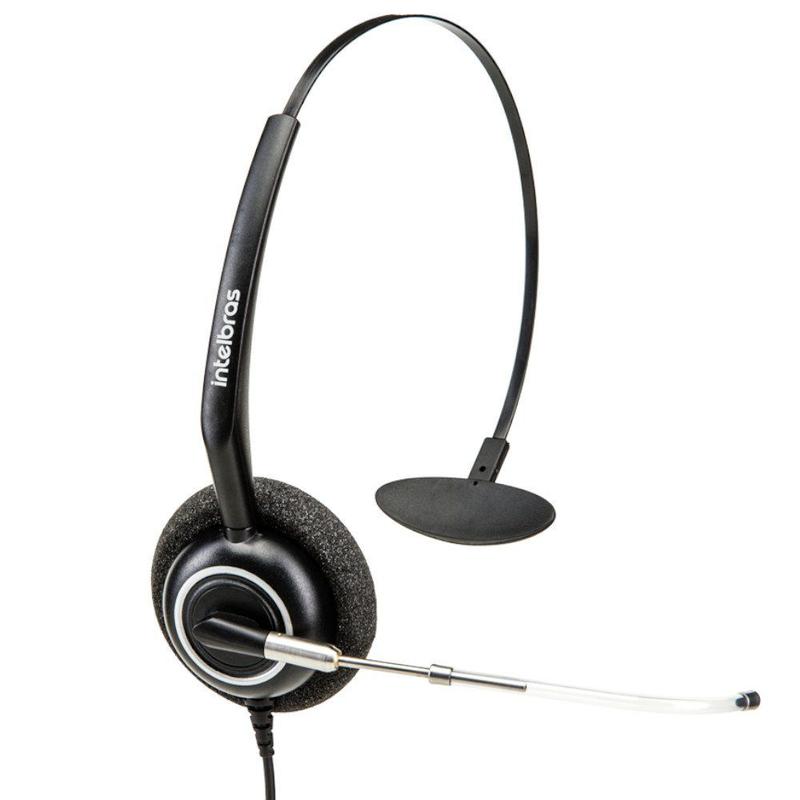 Fone Headset Mono USB com Cabo 2,4m THS 55 - INTELBRAS - Headset com ...