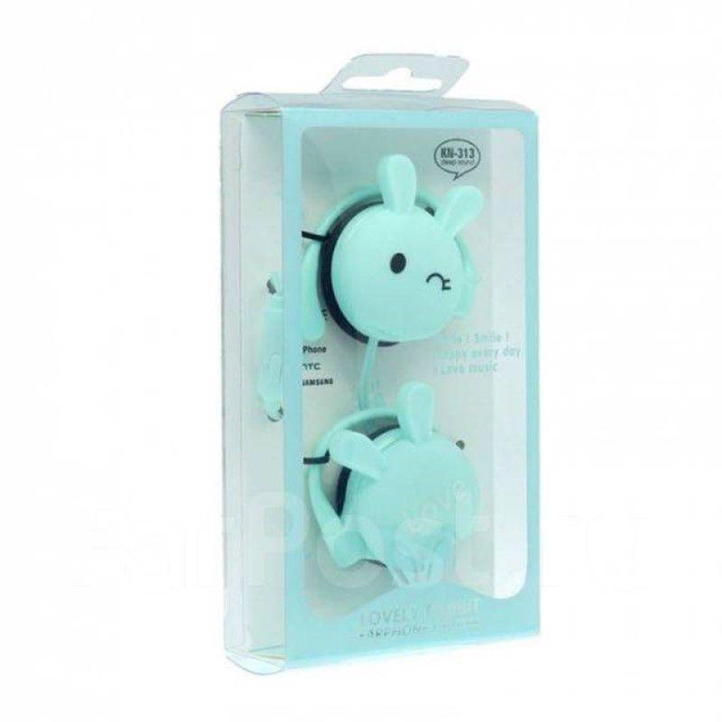 Fone ouvido orelha coelho rabbit com fio microfone kn-313 - Kinbni ...