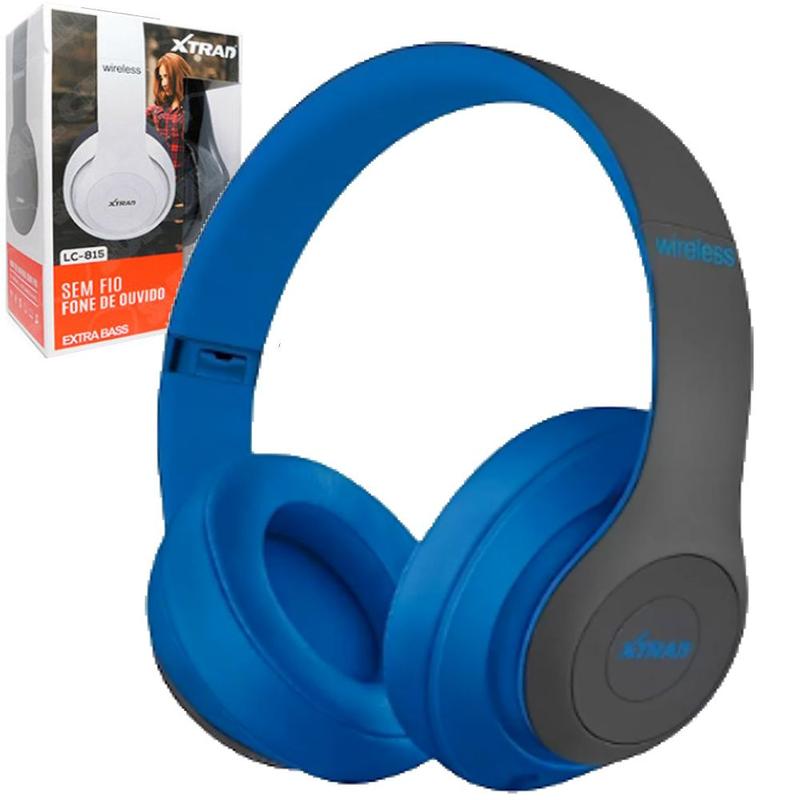 Fone Sem Fio Bluetooth 5.0 Headphone Branco Dobrável - Xtrad ...