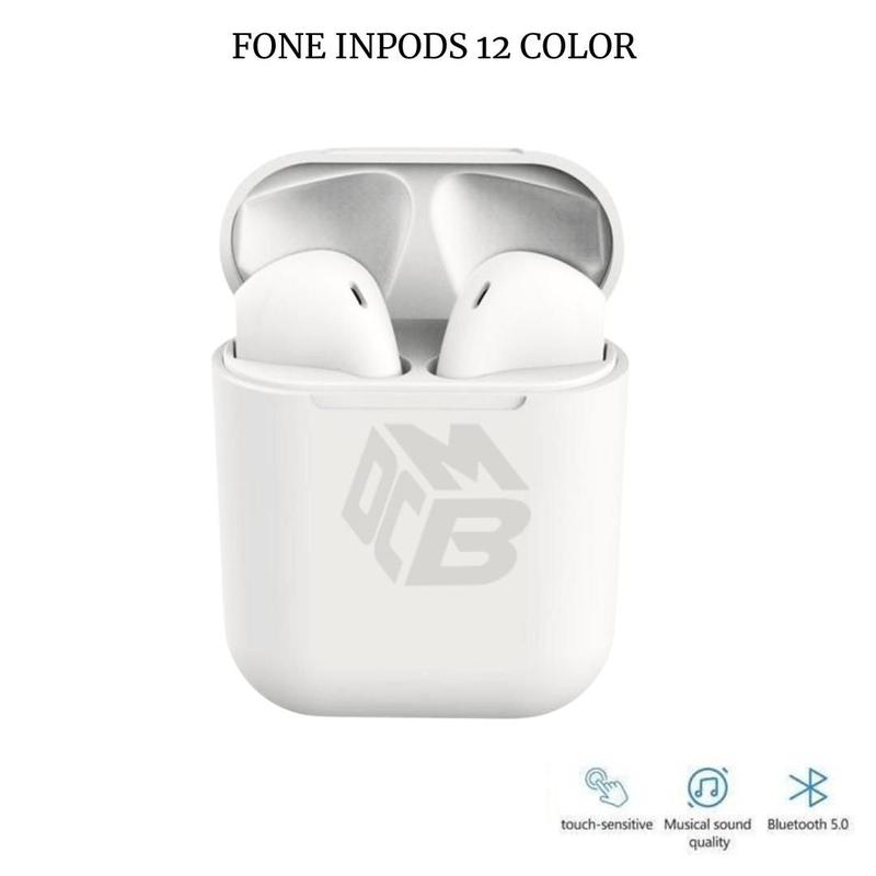 Fone Sem Fio InPods 12 Colors Bluetooth V5.0 Android iOS TWS - Impods ...
